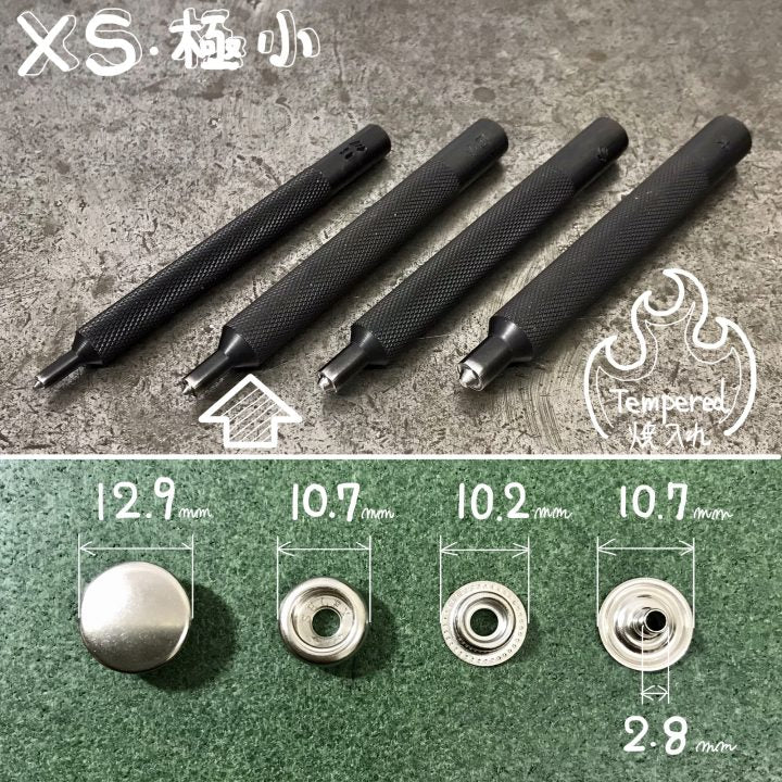Oka Tools Durable Dot / Snap setter – sfleather.co.uk